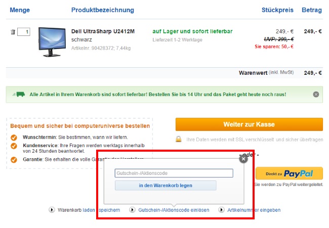 Computeruniverse Gutschein • März 2025 • Rabatte