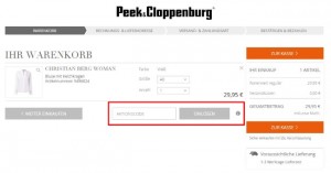 Rabatt Code Peek Und Cloppenburg
